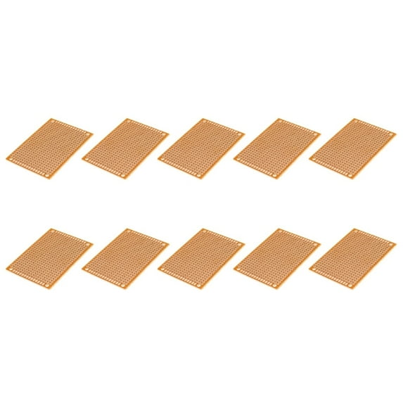 Pack Of 10 5x7cm PCB Protoboard Circuit Board Breadboard For DIY ...