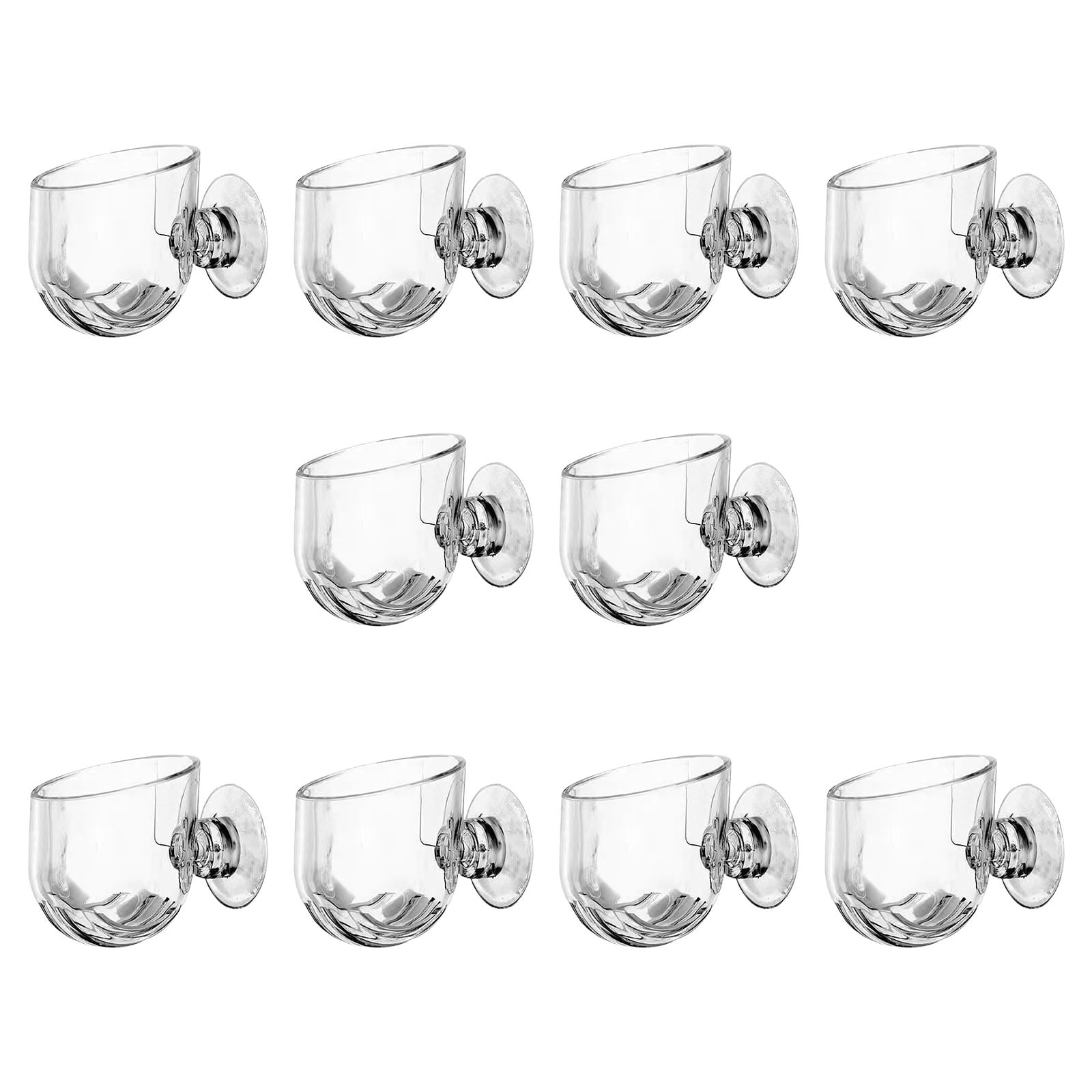 Pack Of 10 Aquariums Plant Holder Suction Cup Designs Acrylic Feeding ...