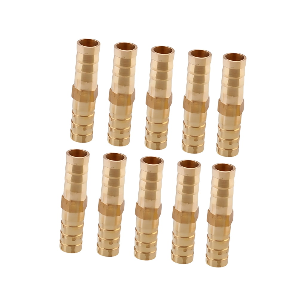 Pack Of 10 Brass Barbed Hose Reducer Connectors Easy to Use for ...
