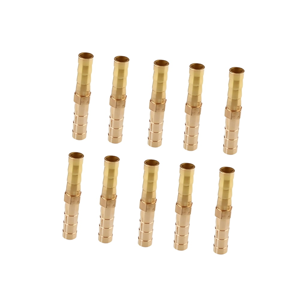 Pack Of 10 Brass Barbed Hose Reducer Connectors Easy to Use for ...
