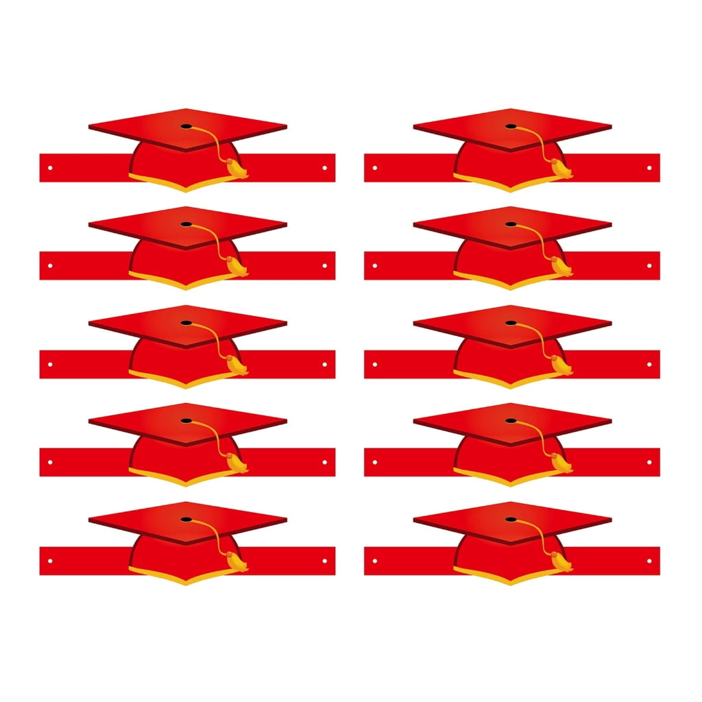 Pack Of 10 Colorful Graduation Paper Crowns Hat for Kids and School ...