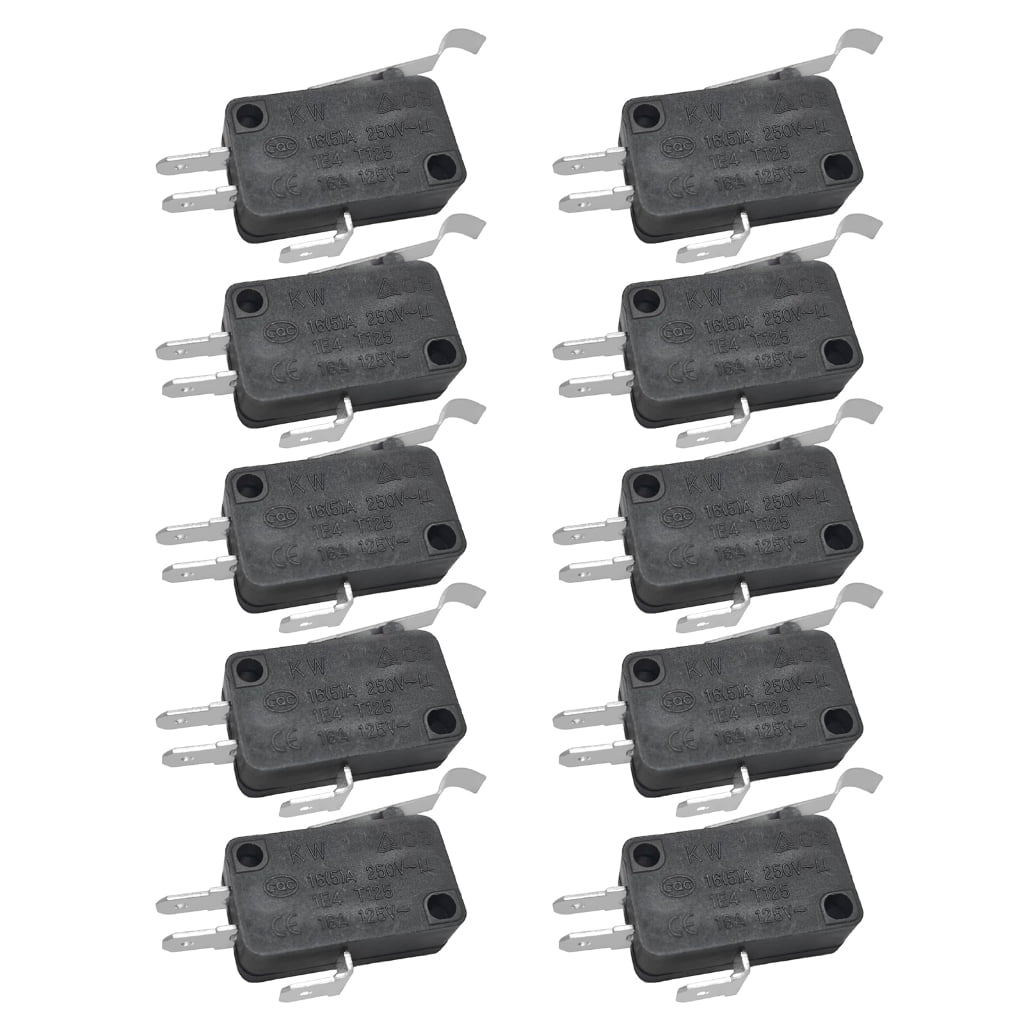 Pack Of 10 Industrial SPDT V7-7H15D8-263-1 Micros Switcher SPDT Roller ...