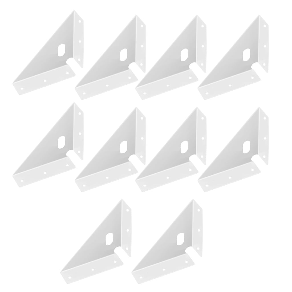 Pack Of 10 Portable Right Angles Brackets for Furniture Support And ...