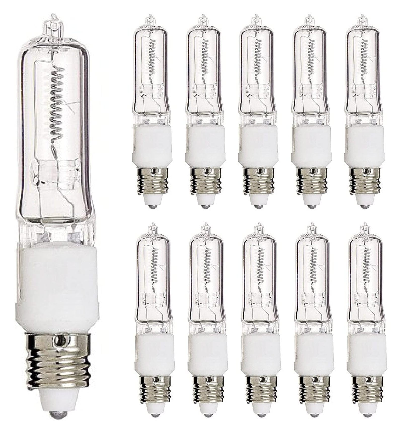 (Pack Of 10) Q150CL/MC - 150 Watt JD T4 E11 Mini Candelabra Base 120V ...