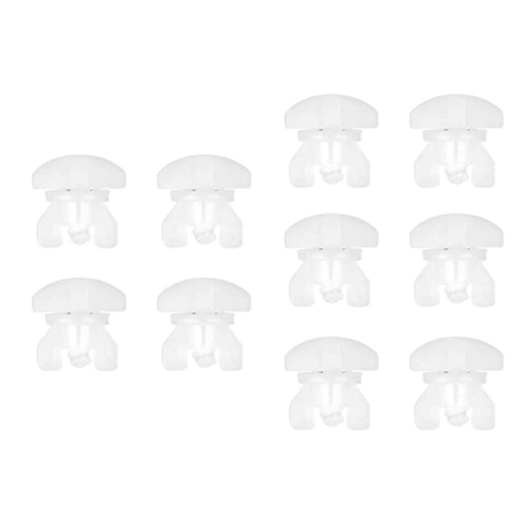 Pack Of 10 Universal Curtain Track Stoppers for Smooth Glides and Easy ...