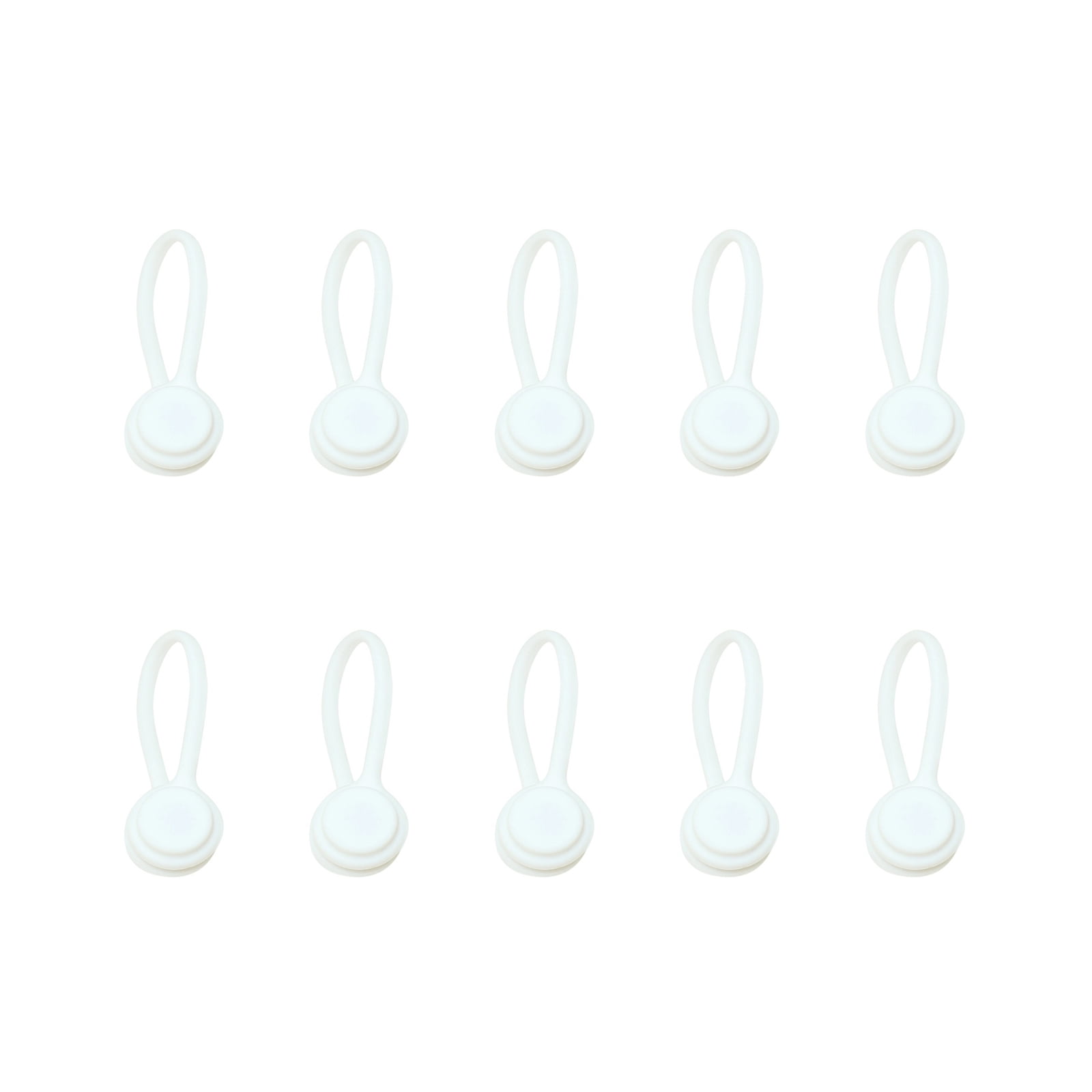 Pack Of 10 Versatilitys Silicone Cord Magnetic Clip Wrappers For ...