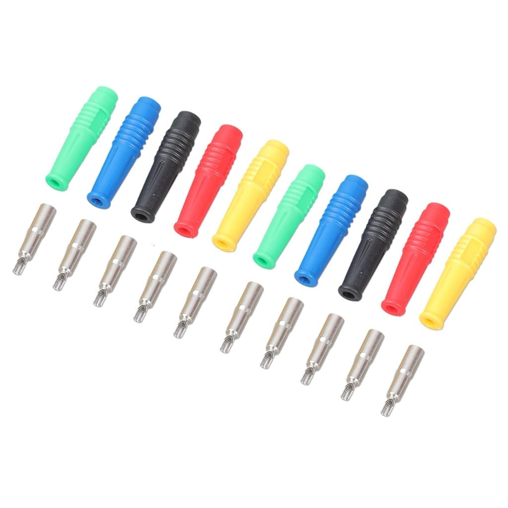 Pack Of 10 robusts 4mm Banana Jacks Socket Banana Plugs Receptacles for ...