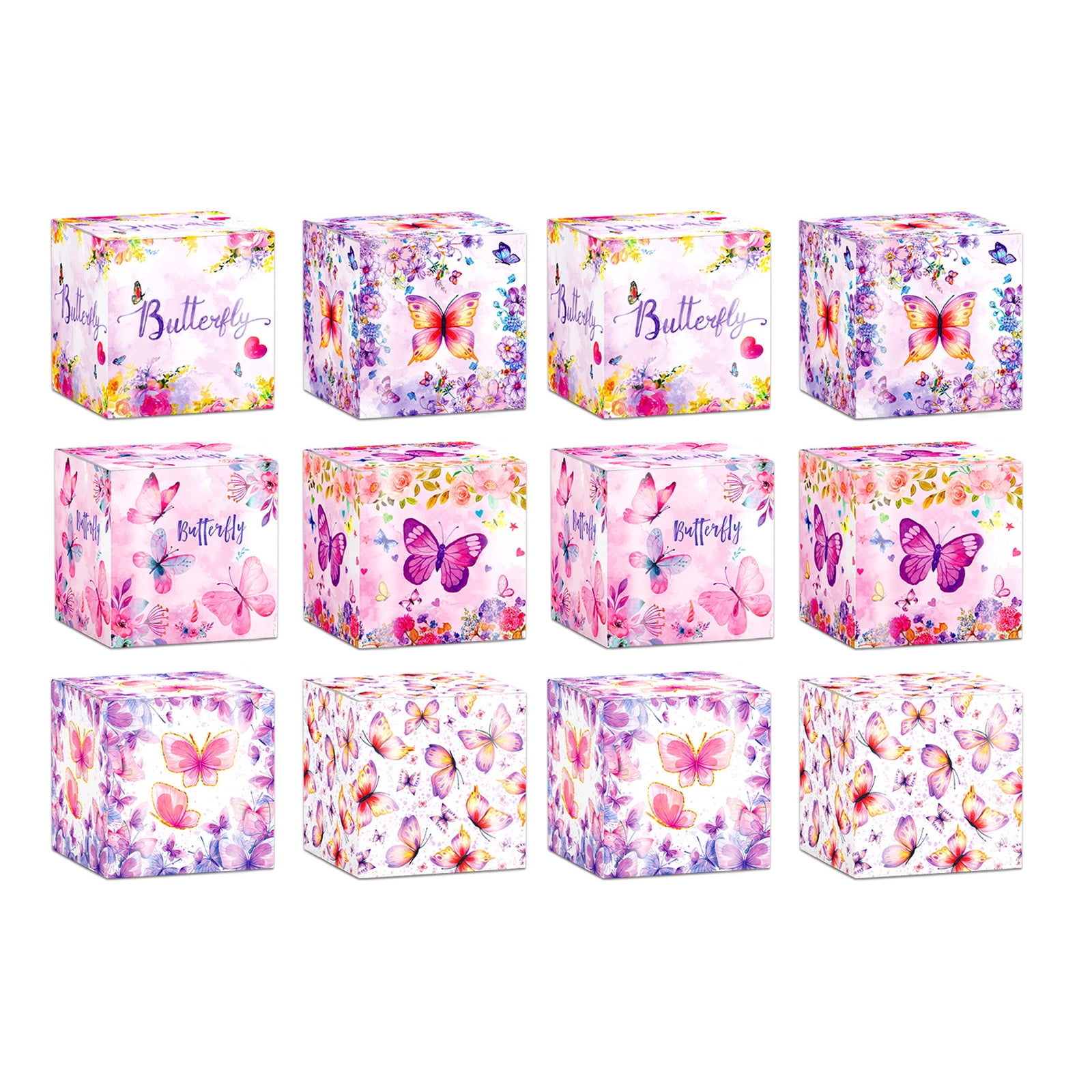 Pack Of 12/18 User Friendly Paper Butterfly Gift Boxes Butterfly Gift ...