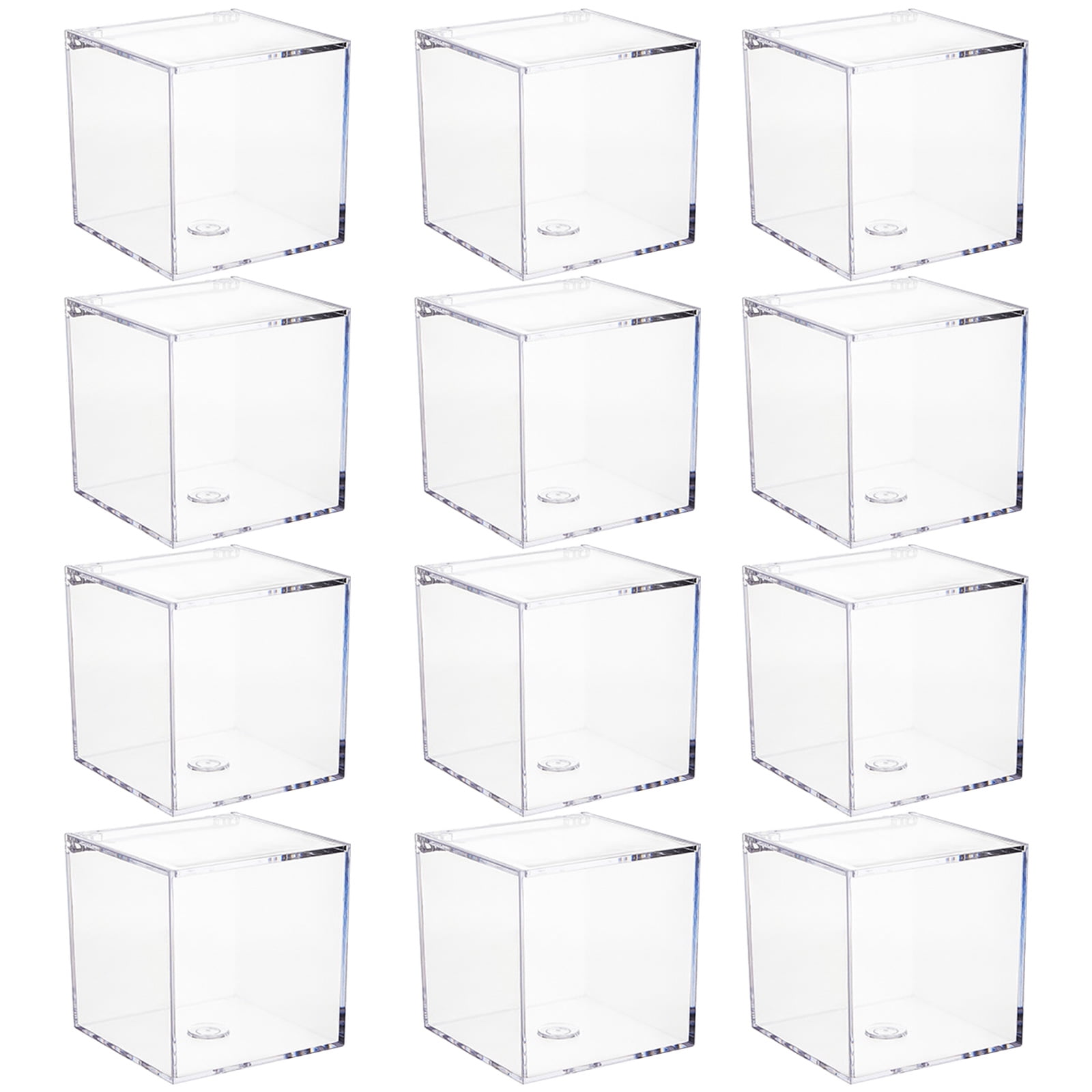 Pack Of 12 Clear Plastic Packing Box for Creative Candy and Cookie Use ...