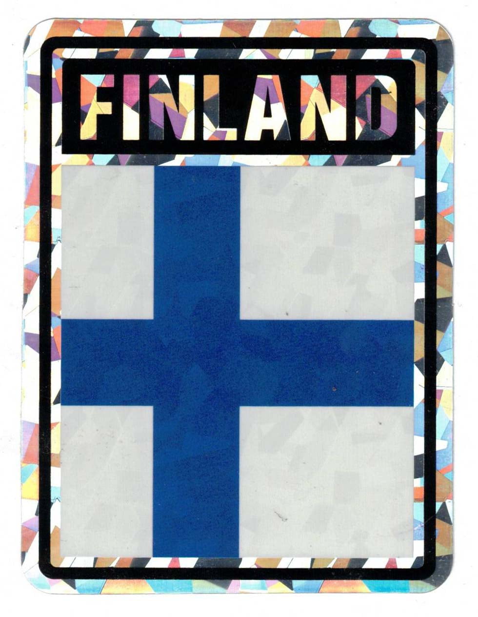 Pack Of 12 Finland Country Flag Reflective Decal Bumper Sticker DC-085 ...