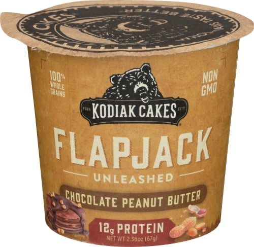 (Pack Of 12) Kodiak Mix Flapjack Cup Chocolate Peanut Butter 2.36 Oz ...