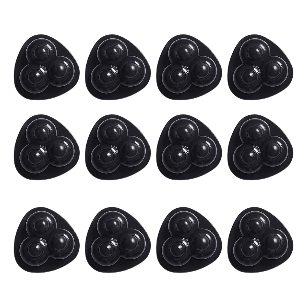 Pack Of 12 Small Castors 13mm Swivels Wheel Portable for Cabinets And ...