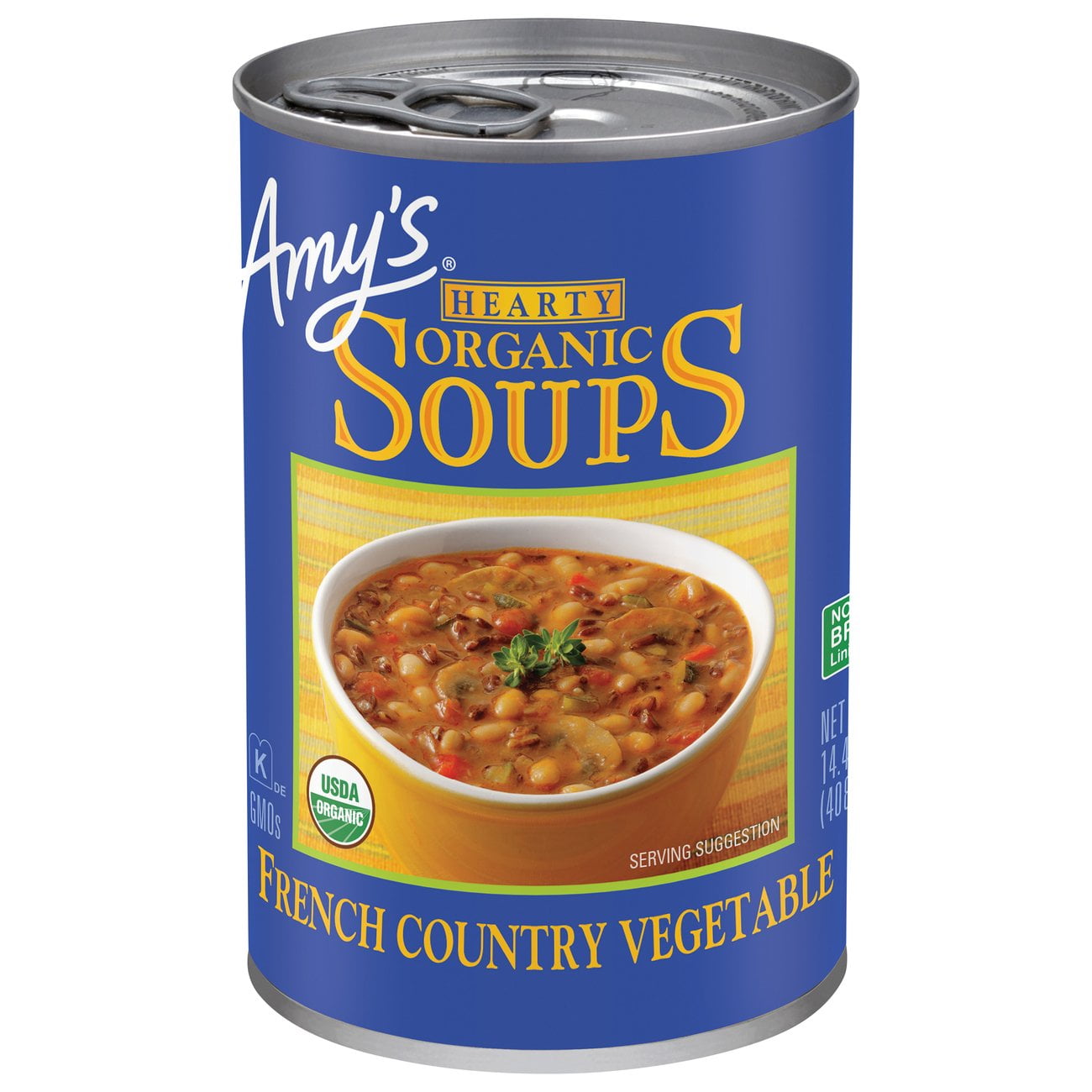 Pack Of 2 Amy's Hearty Organic French Country Vegetable Soup - 14.4 oz ...