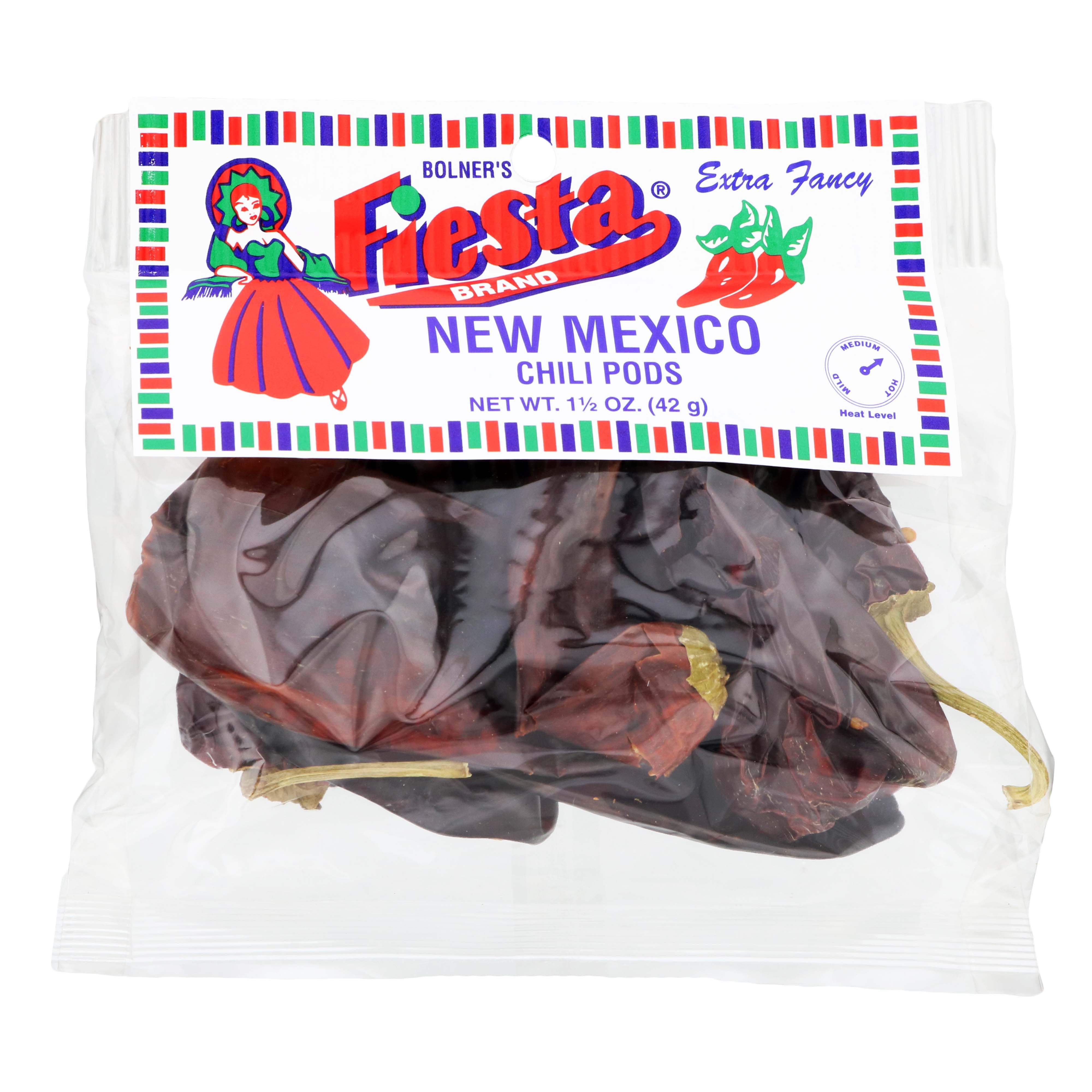 Pack Of 2 Bolner's Fiesta Hot and Spicy New Mexico Chili Pods - 1.5 oz ...