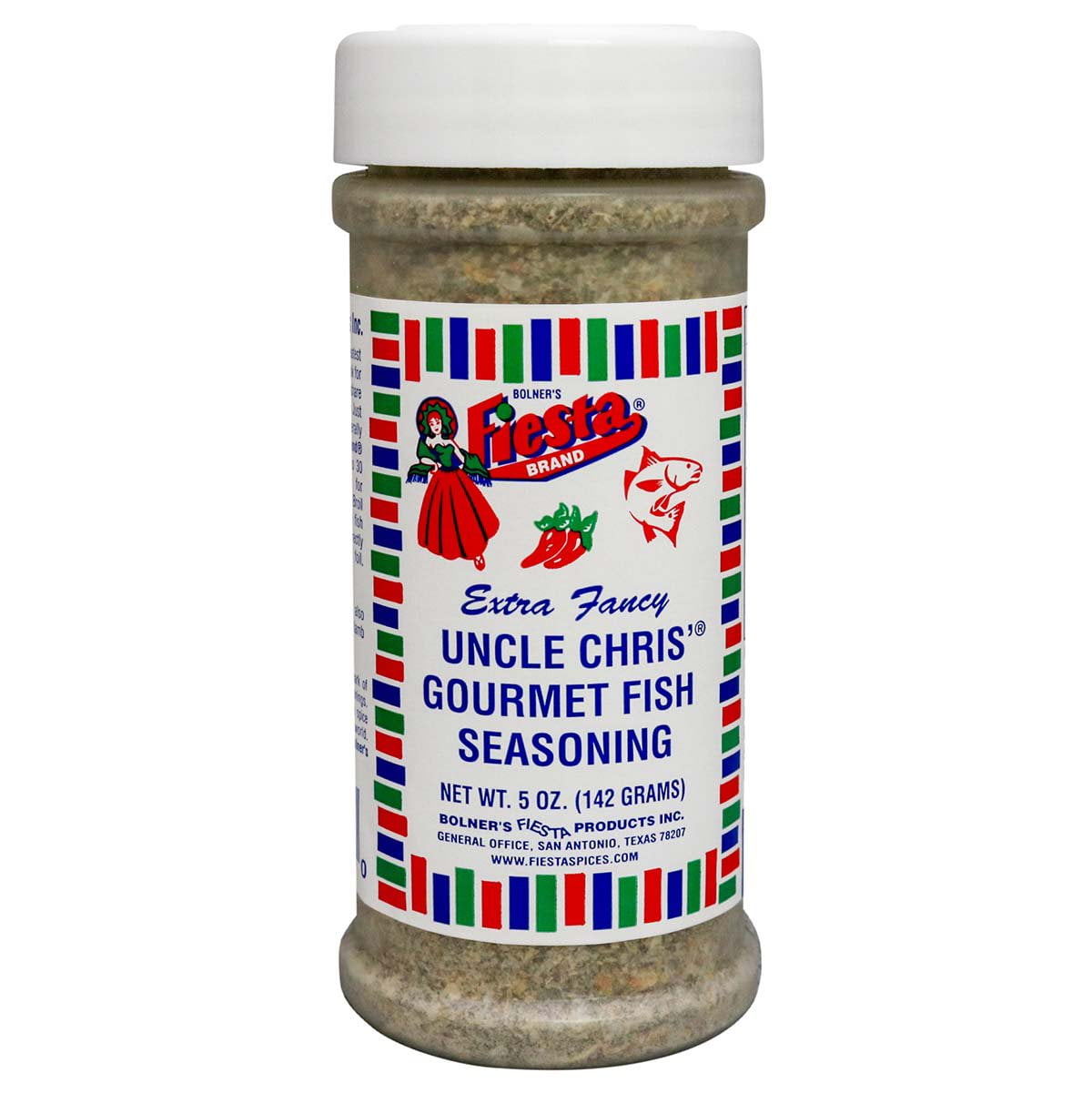 Pack Of 2 Bolner's Fiesta Uncle Chris Gourmet Fish Seasoning - 5 oz ...