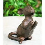 Pack Of 2 Cast Iron Whimsical Standing Mouse Decorative Pen Holder ...