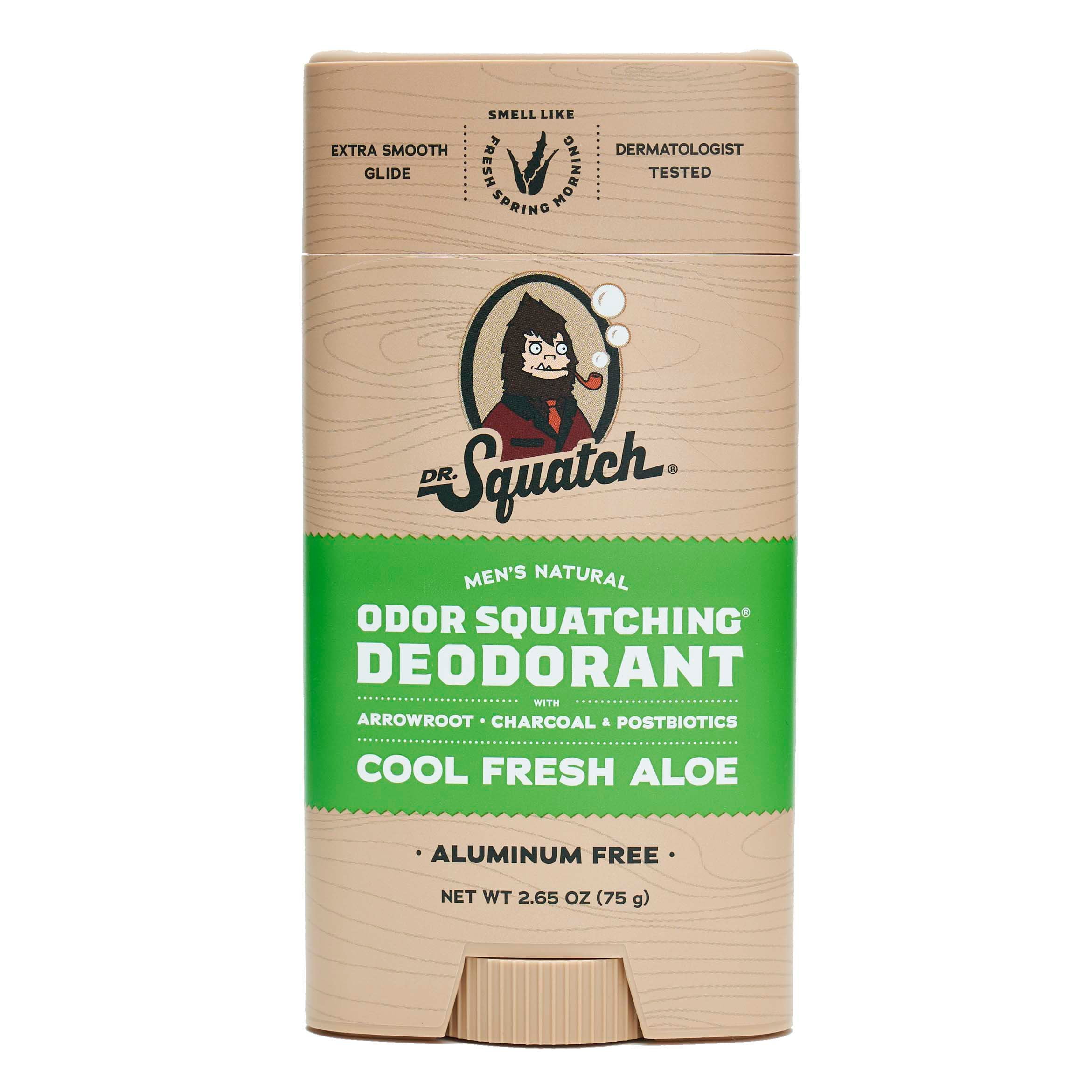 Pack Of 2 Dr. Squatch Men's Natural Odor Squatching Deodorant - Cool ...