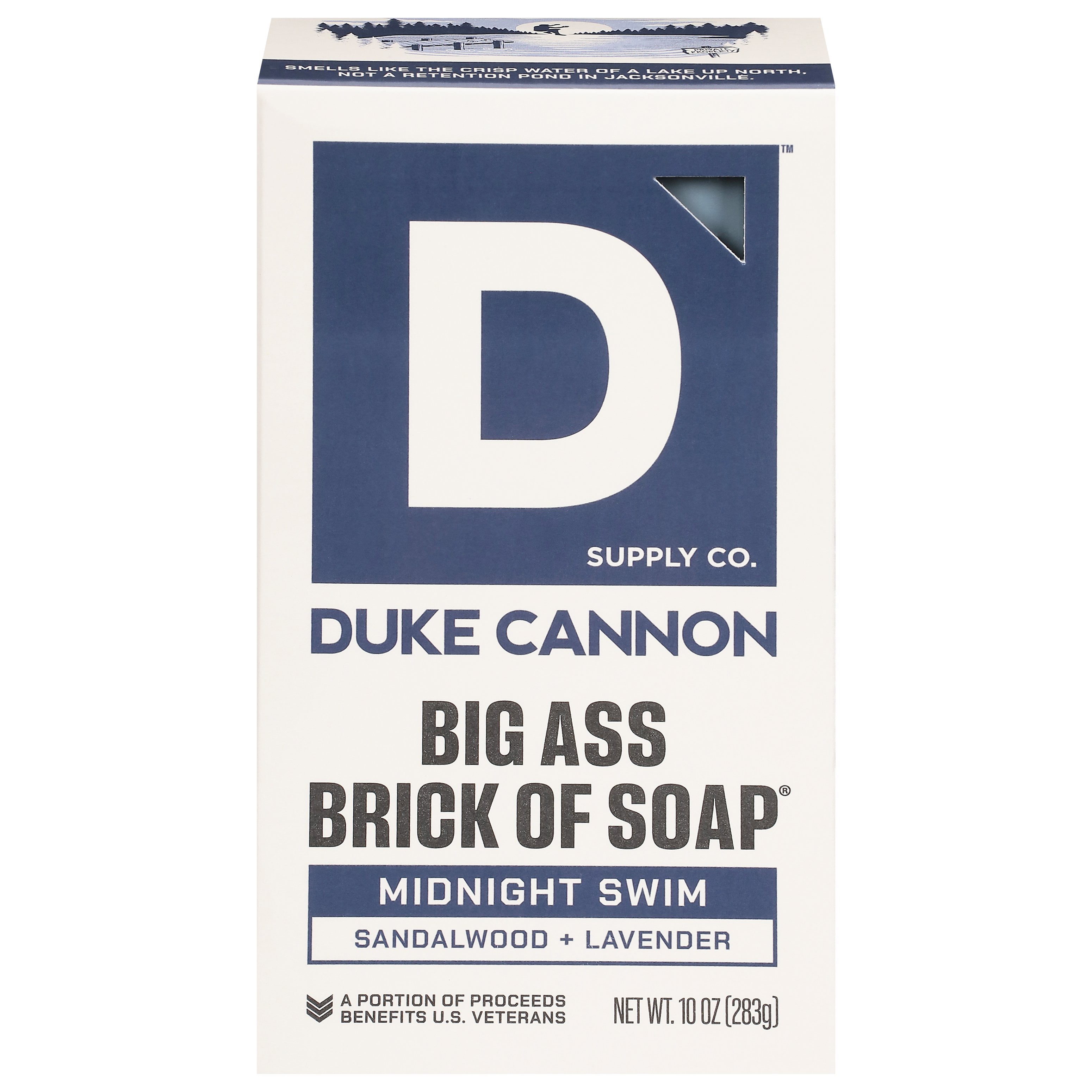 Pack Of 2 Duke Cannon Big Brick of Bar Soap Midnight Swim - Sandalwood ...
