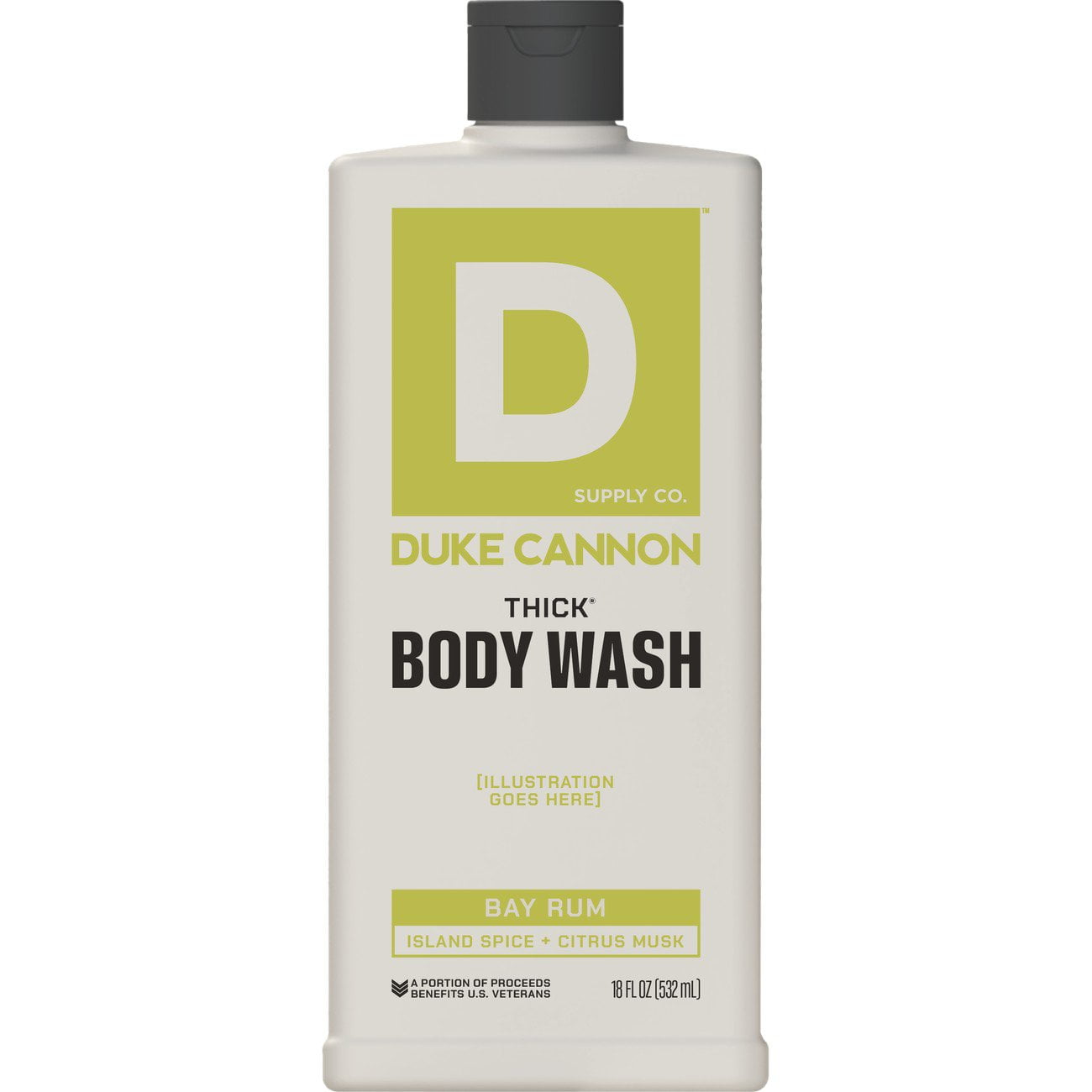 Pack Of 2 Duke Cannon Thick Body Wash Bay Rum - Island Spice & Citrus Musk - 18 oz (Packaging ...