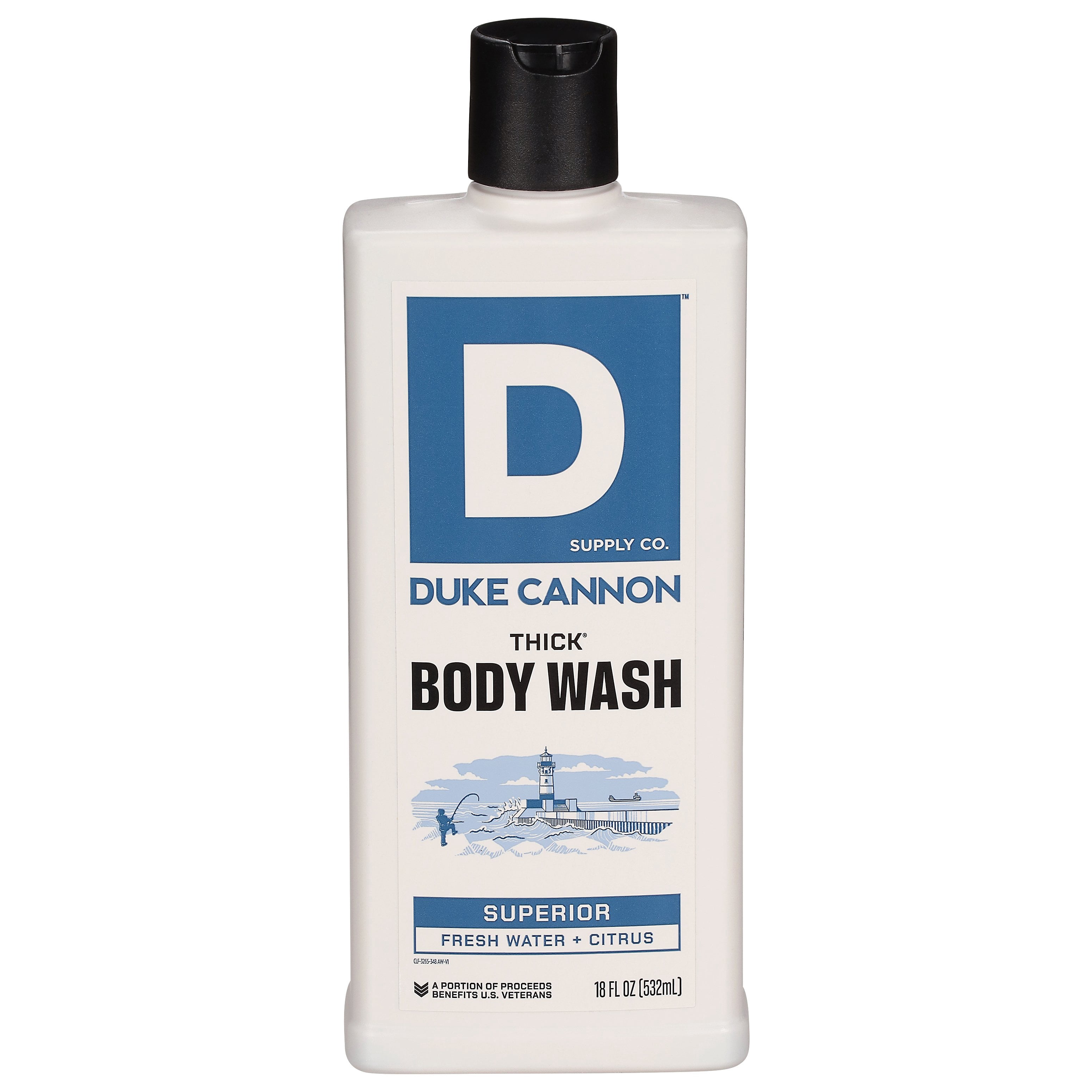 Pack Of 2 Duke Cannon Thick Body Wash Superior - Fresh Water & Citrus ...