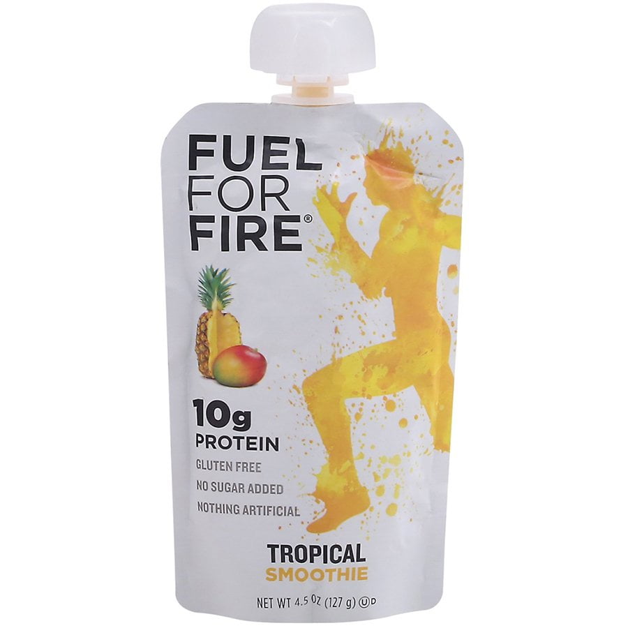 Pack Of 2 Fuel For Fire Protein Fruit Smoothie Tropical - 4.5 oz ...
