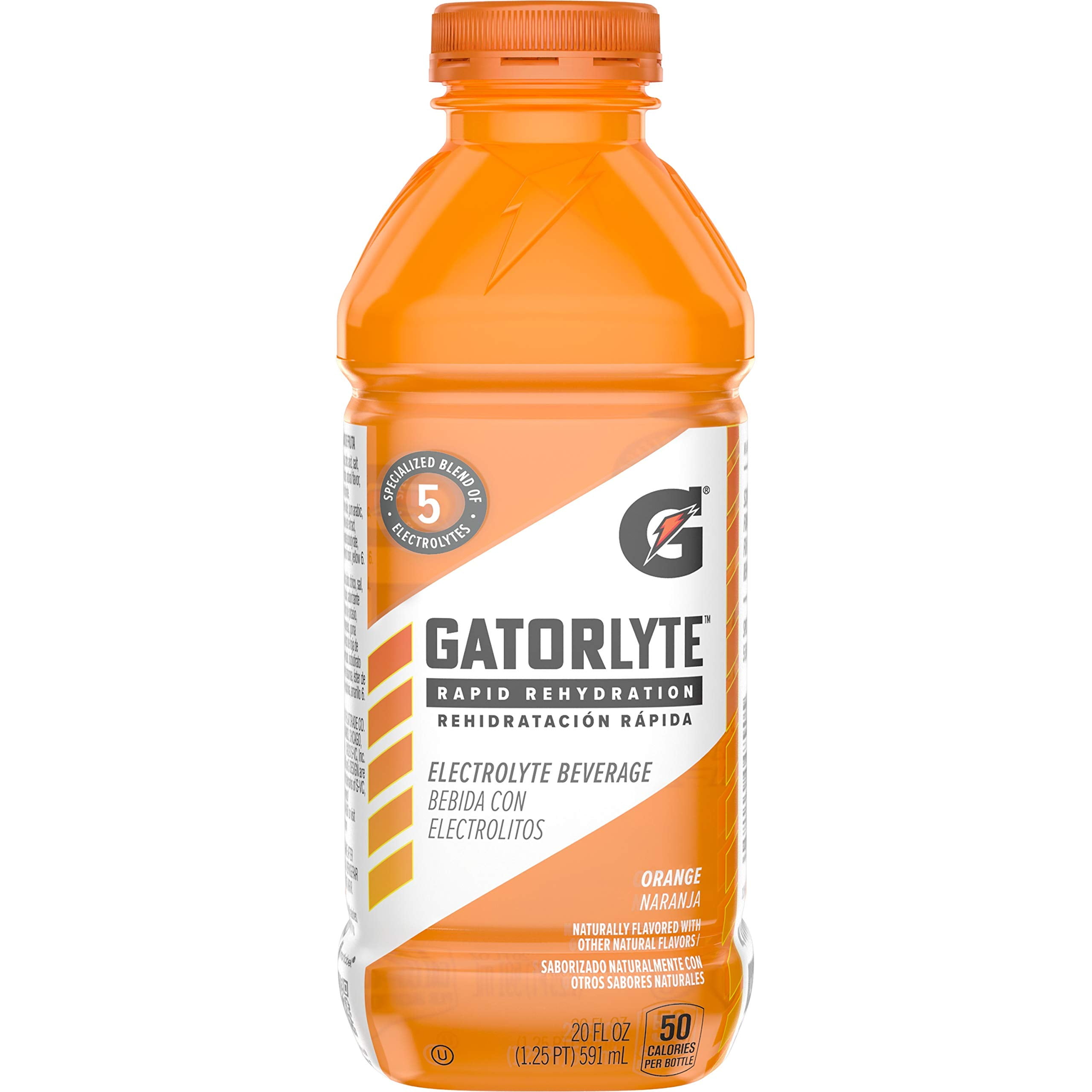 Pack Of 2 Gatorlyte Rapid Rehydration Orange Electrolyte Beverage,20 Fl ...