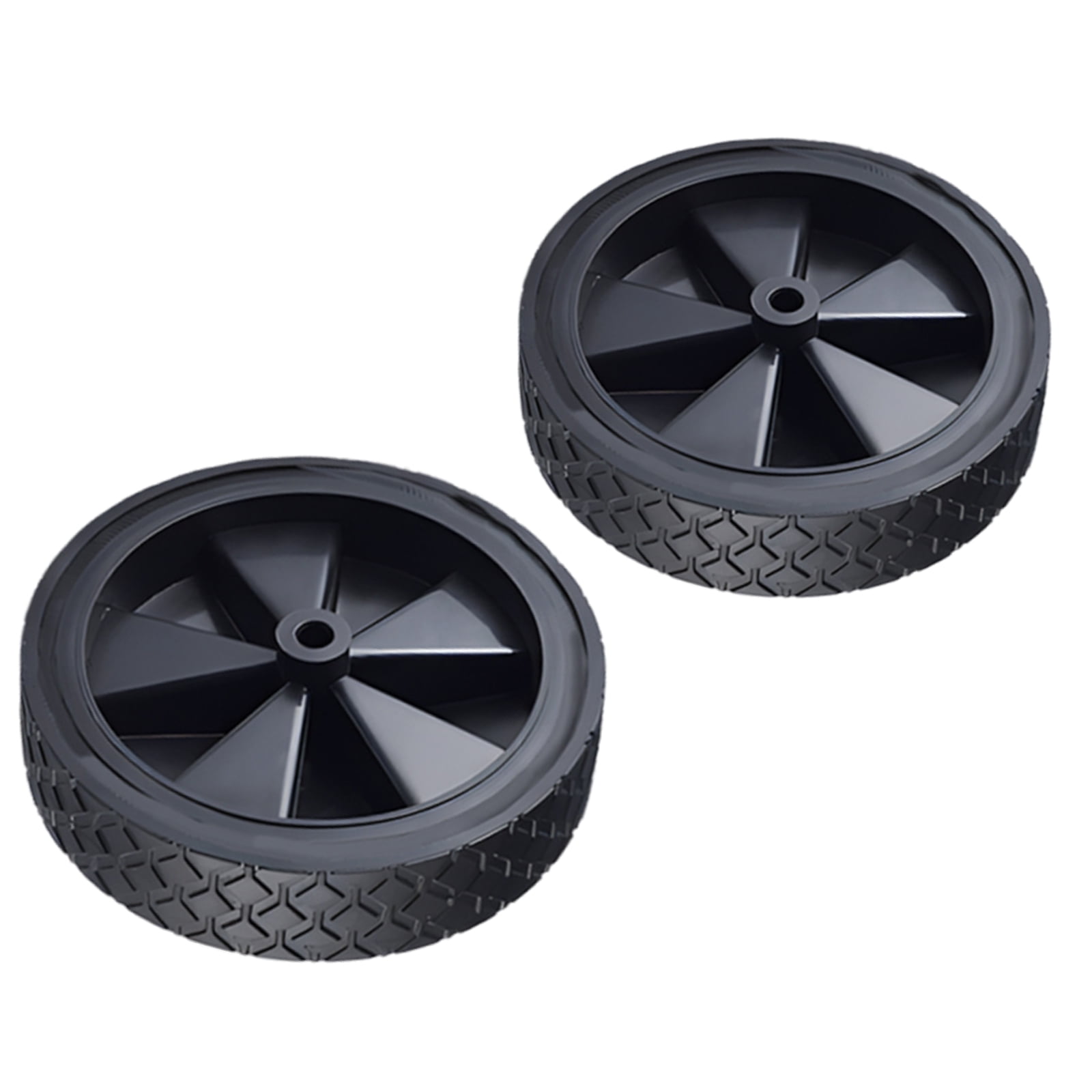 Pack Of 2 Heavy Duty Detachable Rubber Bearing Wheels For Camping ...