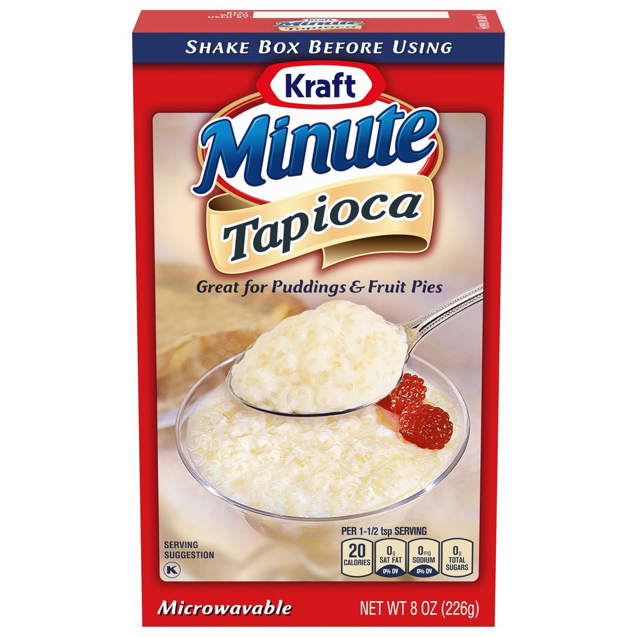 Pack Of 2 Kraft Minute Tapioca Pudding Mix - 8 oz (Packaging May Vary ...