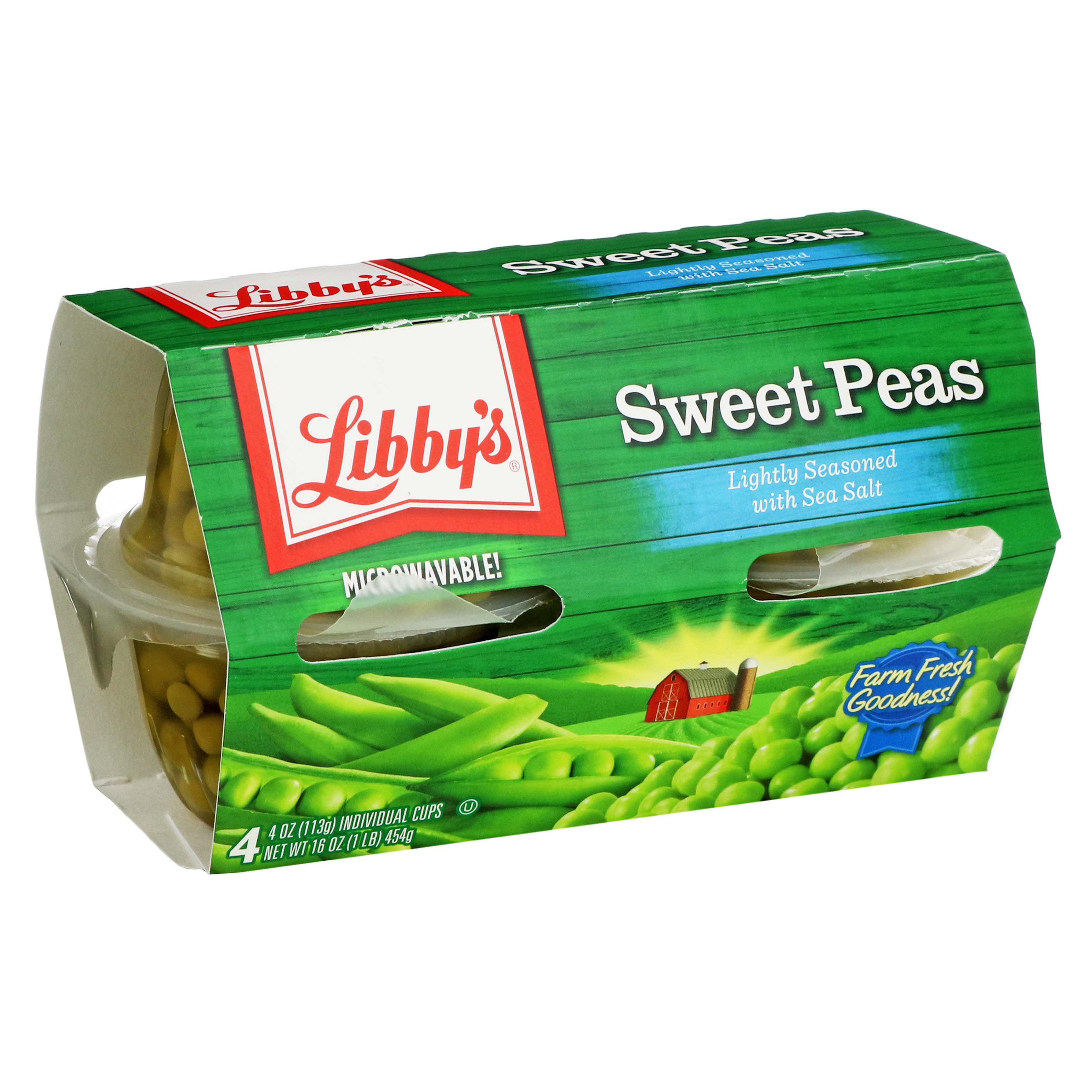 Pack Of 2 Libby's Sweet Peas Cup - 4 oz (Packaging May Vary) - Walmart.com