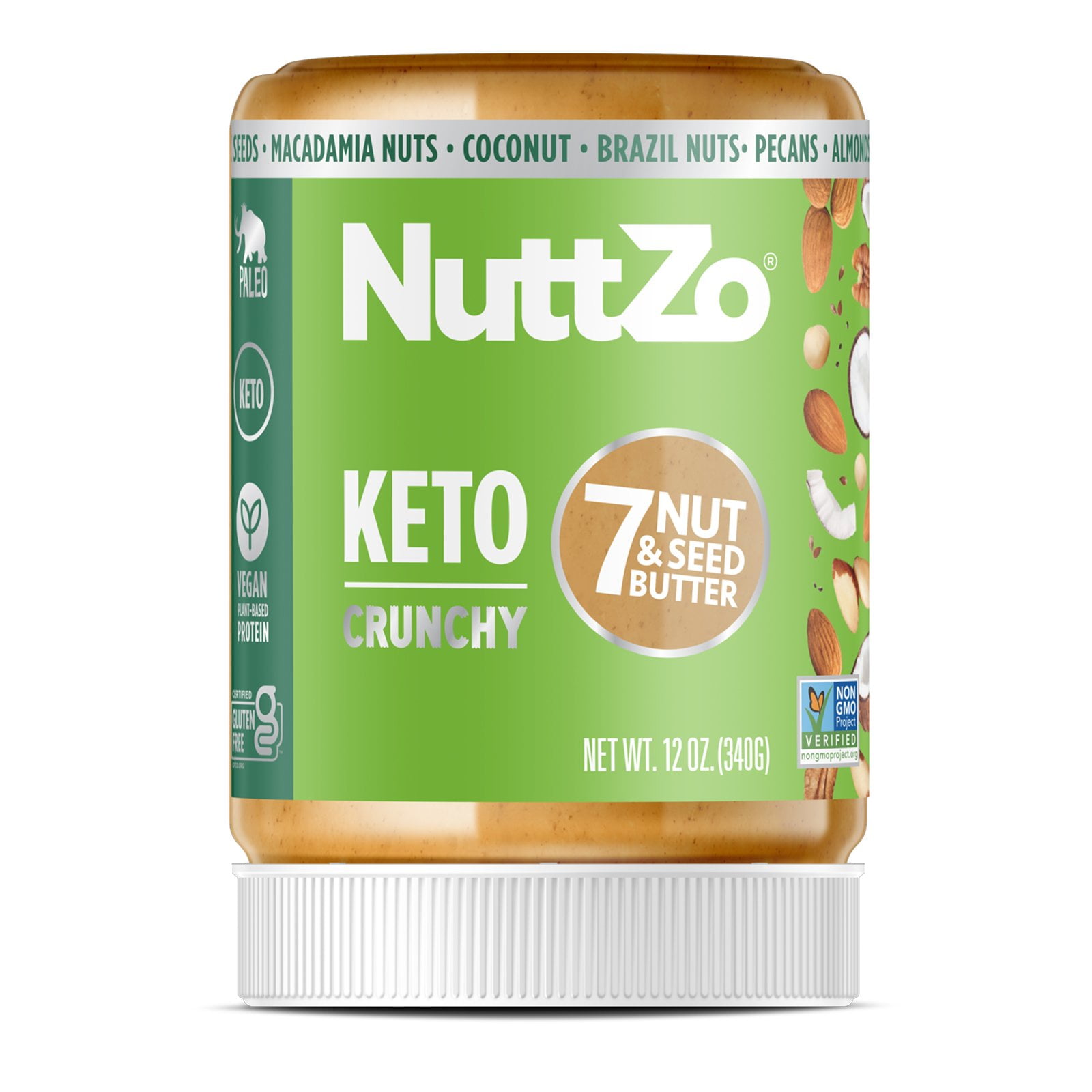 Pack Of 2 NuttZo Keto 7 Nut & Seed Butter - 12 oz (Packaging May Vary ...