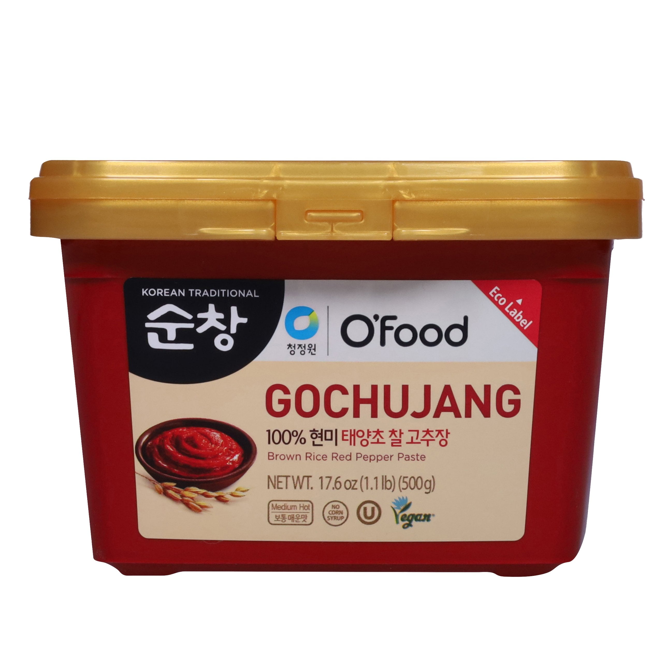 Pack Of 2 O'Food Gochujang Brown Rice Red Pepper Paste - 17.6 oz ...