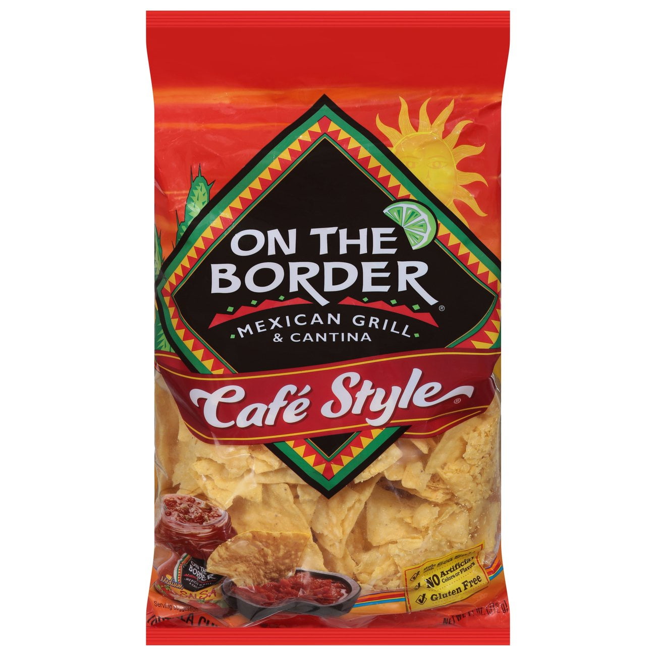 Pack Of 2 On The Border Cafe Style Tortilla Chips - 11 oz (Packaging ...