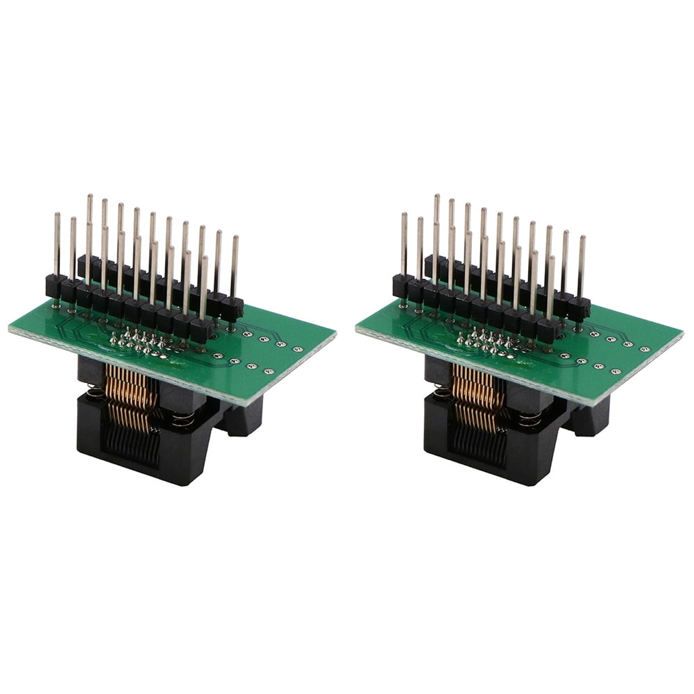 Pack Of 2 SSOP20 To DIP20 Programming Adapter Socket, 0.65mm Pitches, 4 ...