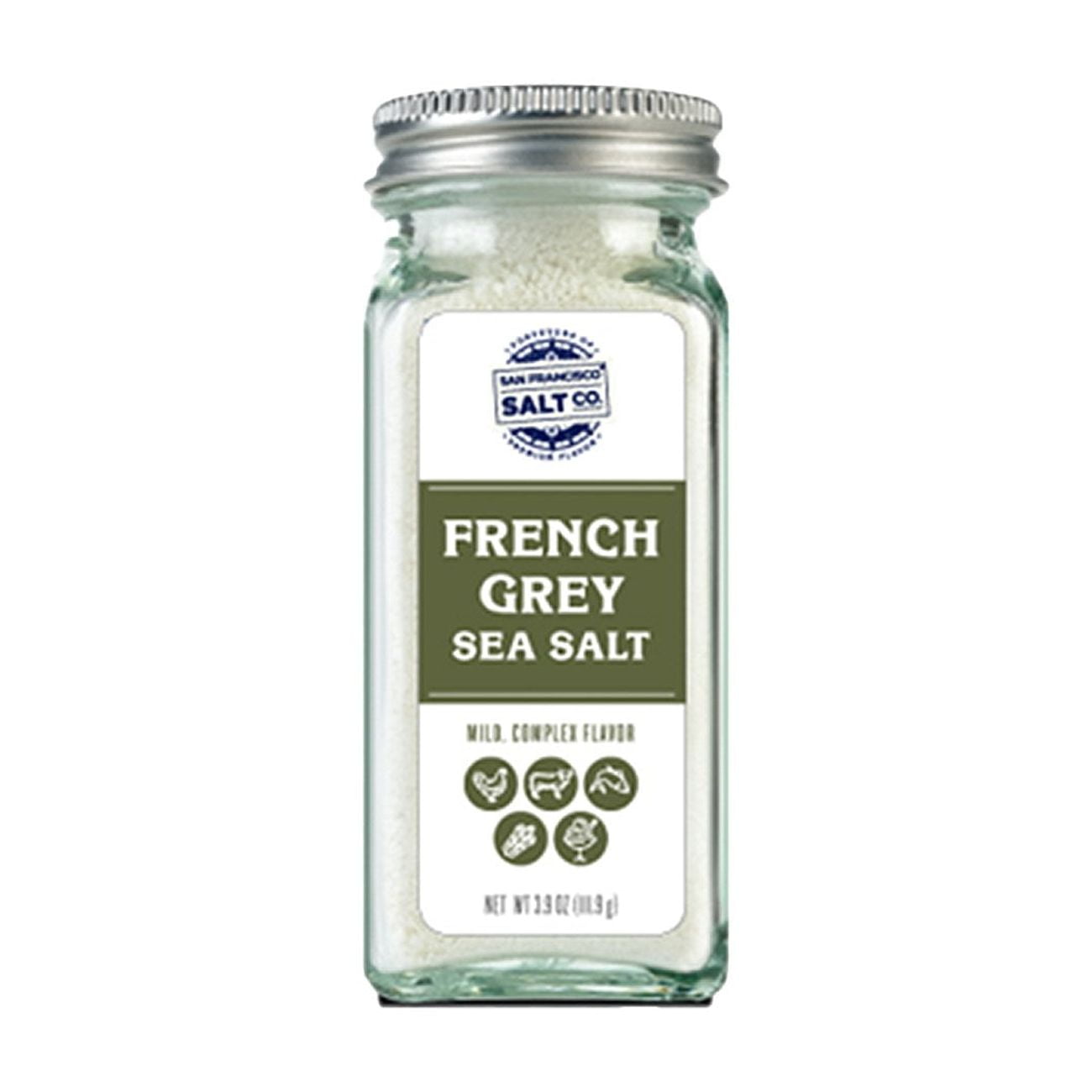 Pack Of 2 San Francisco Salt Co. French Grey Sea Salt - 3.9 oz ...