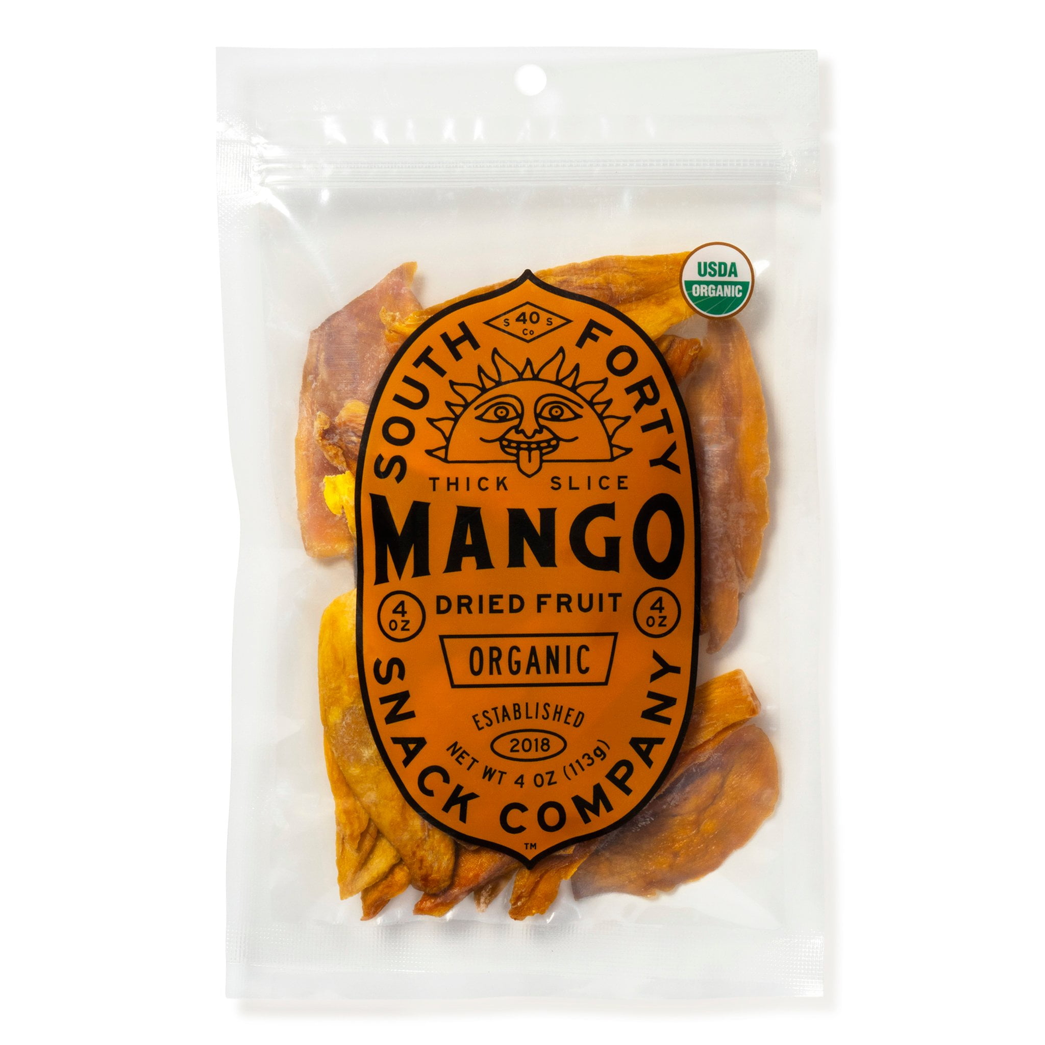 Pack Of 2 South Forty Snacks Mango Fruit Bar - 4 oz (Packaging May Vary ...