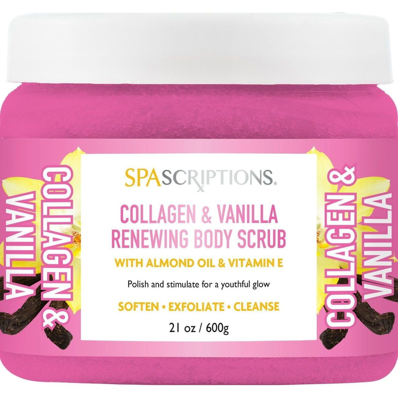 Pack Of 2 SpaScriptions Renewing Body Scrub - Collagen & Vanilla - 21 ...