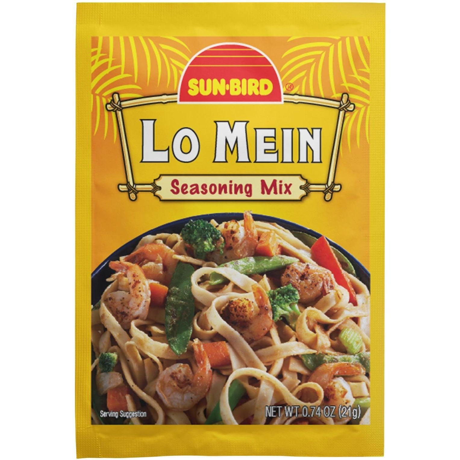 Pack Of 2 Sun-Bird Lo Mein Seasoning Mix, 0.74 oz (Package May Vary ...