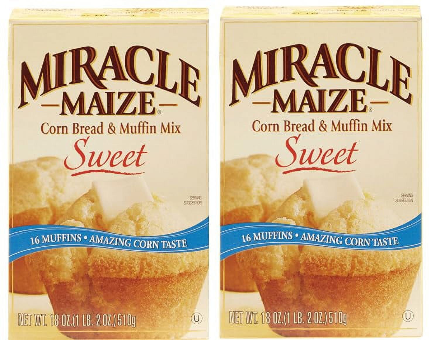 Pack Of 2 Sweet Corn Bread & Mix, 18 oz - Walmart.com