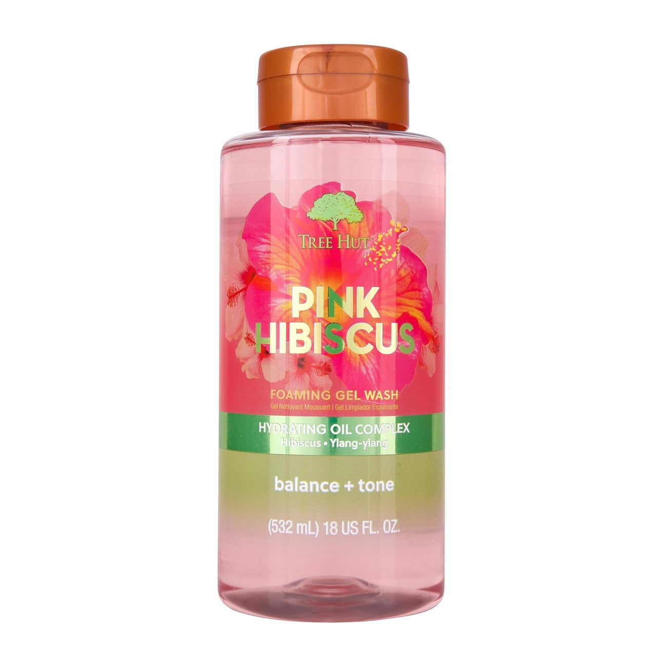 Pack Of 2 Tree Hut Body Wash - Pink Hibiscus - 18 oz (Packaging May ...