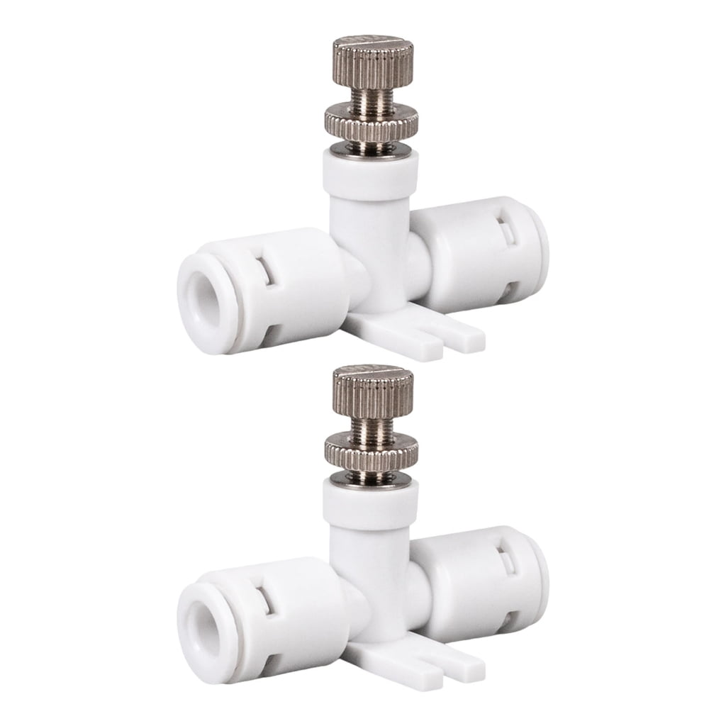 Pack Of 2 Water Flow Valves Connector Fitting Regulator Waterflow ...