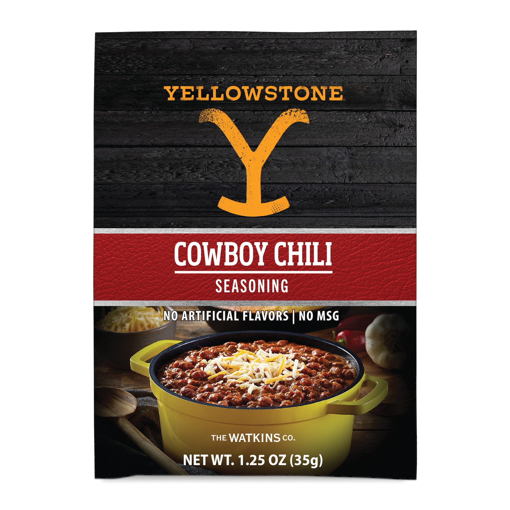 Pack Of 2 Yellowstone Cowboy Chili Seasoning, 1.25 oz (Package May Vary ...