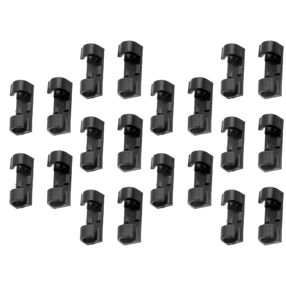 Pack Of 20 Piece Plastic Cable Clip Wire Winder For Organizing And ...