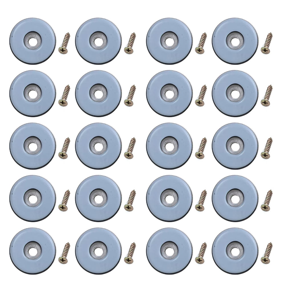 Pack Of 20 Reusable Furniture Sliders With Screws for Wood Floor Chair ...