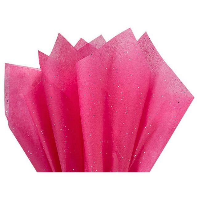 Pack Of 200, Solid Hot Pink Gemstone Tissue Paper 20" X 30" Sheets Made ...