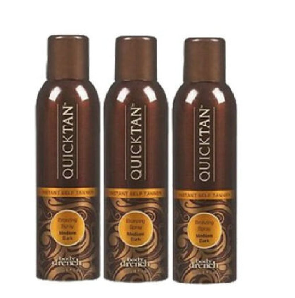Body Drench Quick Tan - Instant Sunless Tanner Medium Dark Spray, Pack ...