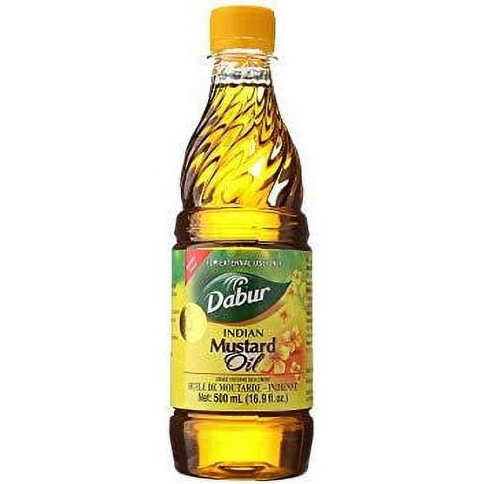 Pack Of 3 - Dabur Mustard Oil - 16.9 Oz (479.10 Gm) - Walmart.com