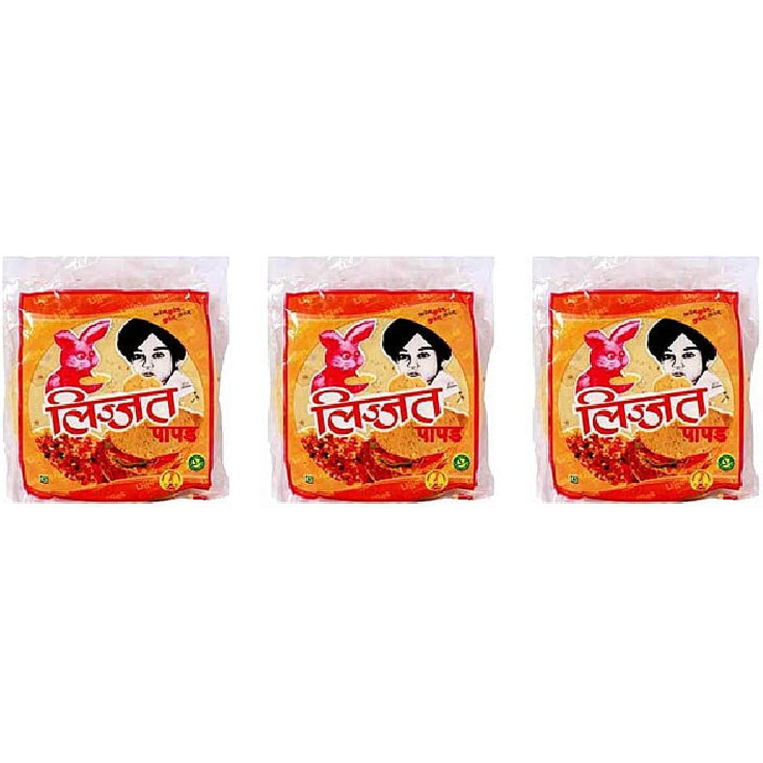 Lijjat Cumin Papad - 200 Gm - (3 pack) - Walmart.com