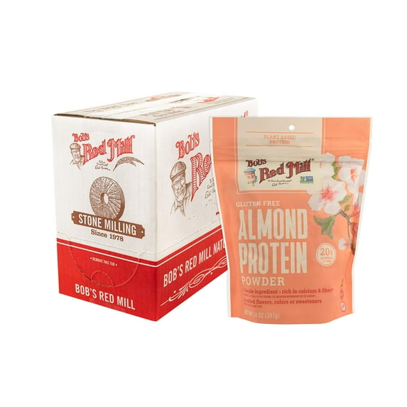 (Pack Of 4) Bobs Red Mill Protein Powder Almond Grain Free 14 Oz ...