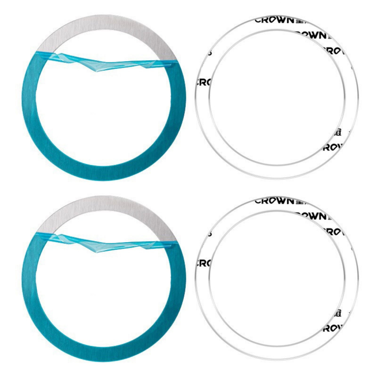Pack Of 4 Ergonomic Stainless Steel Ringing Stickers Circles for Phones ...