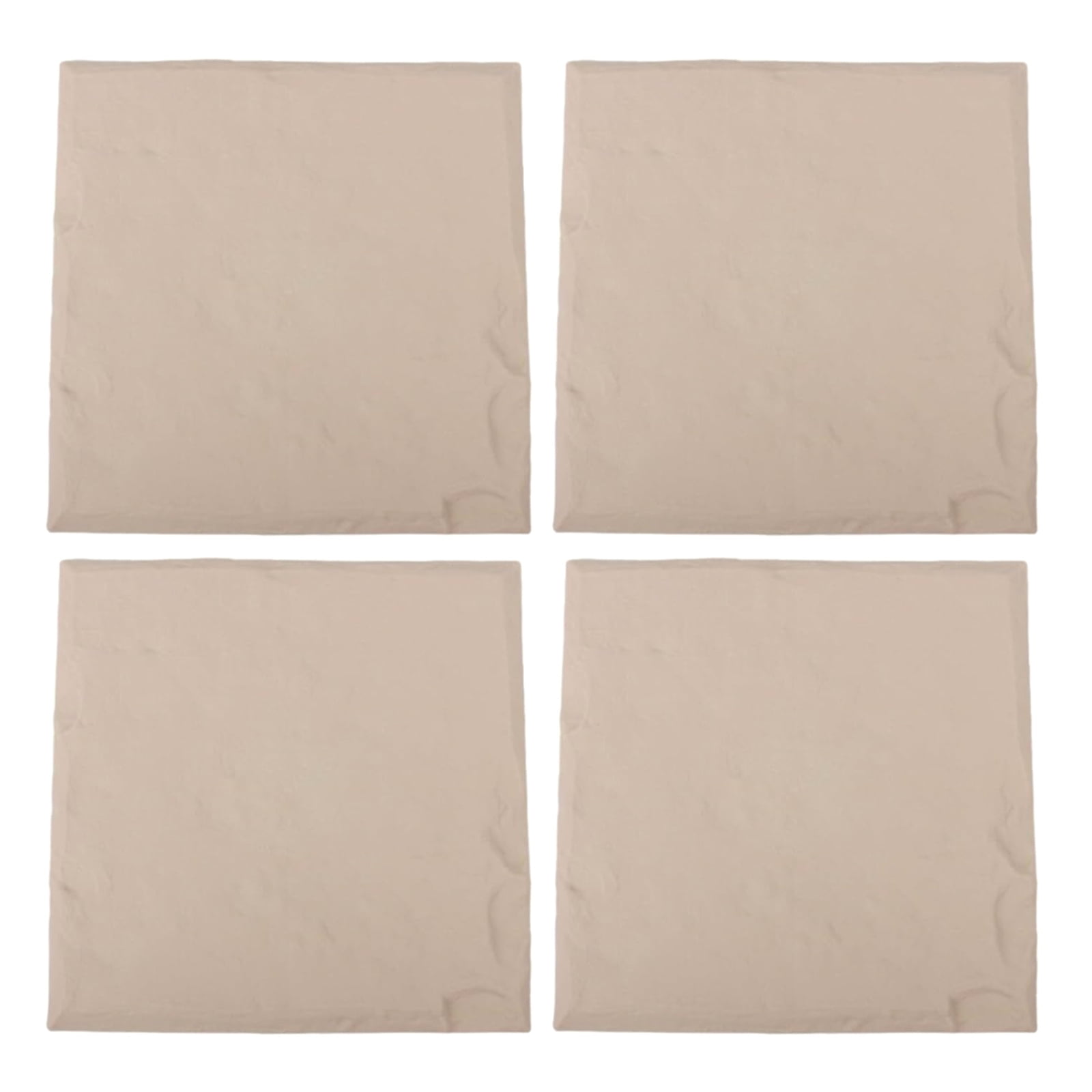 Pack Of 4 Realistic Rock Design Stepping Stones For Garden Pathway With ...